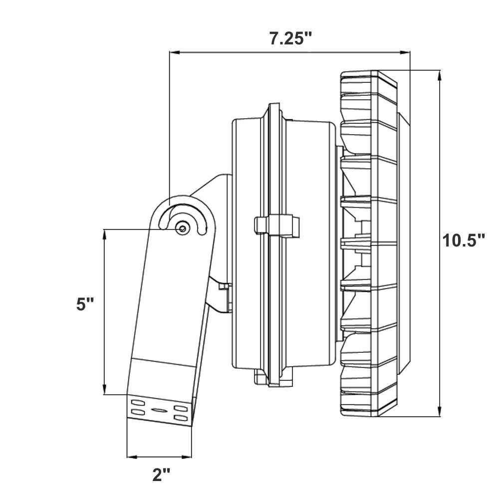 LBS Lighting | Explosion Proof LED Flood Light - Yoke Mount