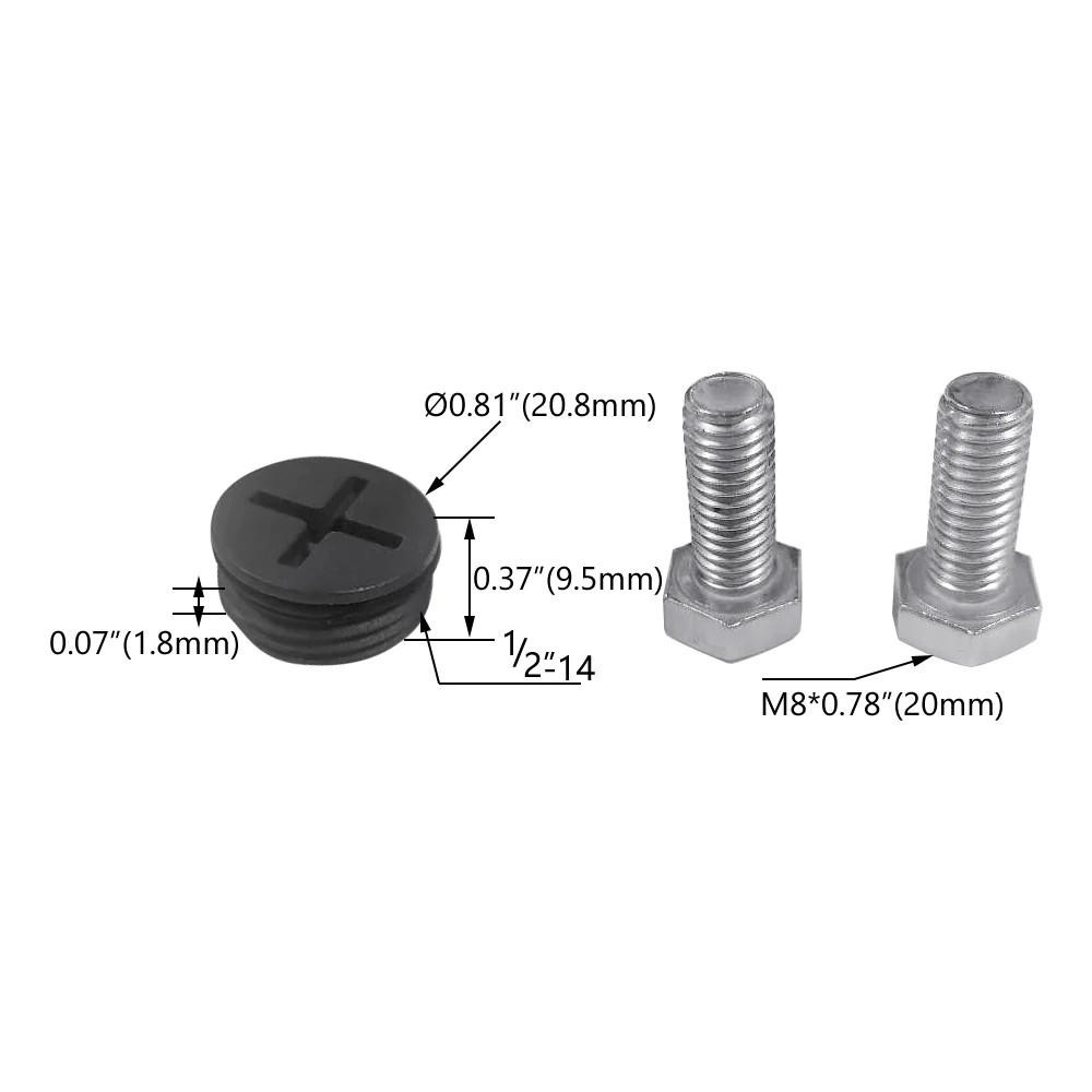 Tenon Light Pole Adapter for Flood Light 1/2" Knuckle Mount