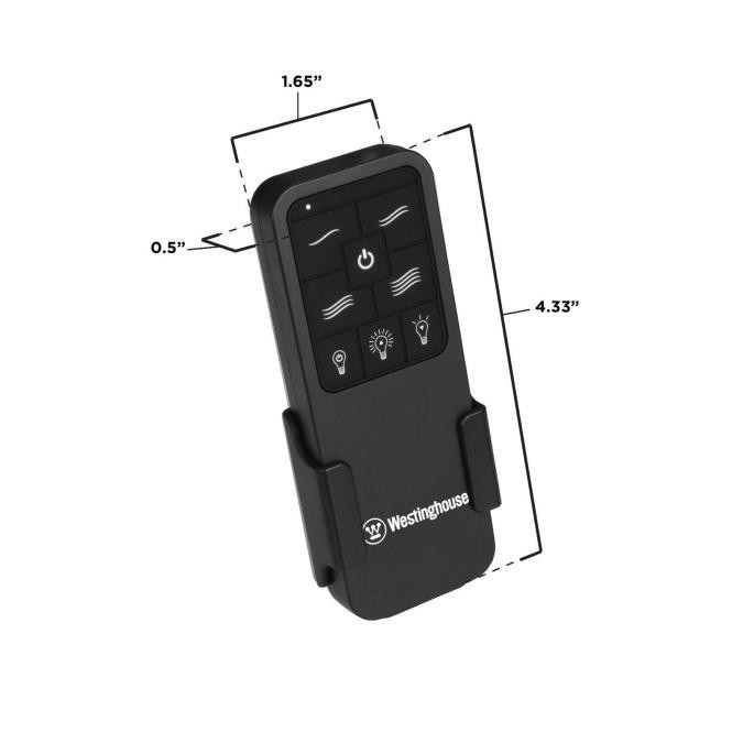 Westinghouse 7787900 | Ceiling Fan and Light Remote Control