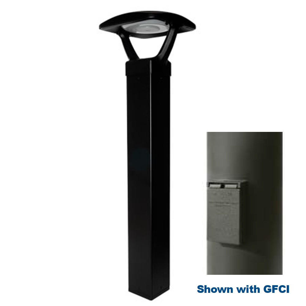 AeroForm AFRS20Q Square Modern Outdoor LED Bollard Pillar Light