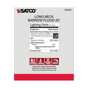 Satco S29425 | 12.5W LED PAR30LN Reflector Light Bulb | 2700K CCT