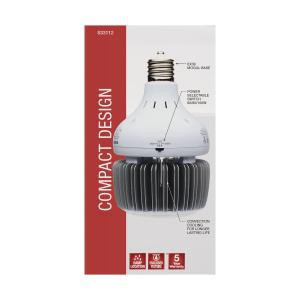 Satco S33112 | 60W/80W/100W LED HID Hi-Bay Light Bulb | 4000K CCT