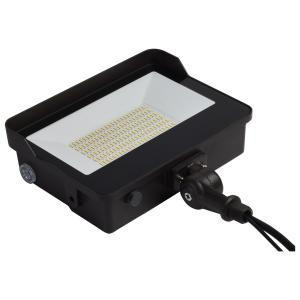 Satco 65-542 Bronze Flood Light with Bypassable Photocell