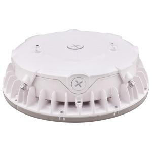 Satco 65-625R1 White Canopy Ceiling Light with Sensor Port