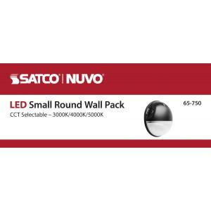 Satco 65-750 Black Wall Pack Light