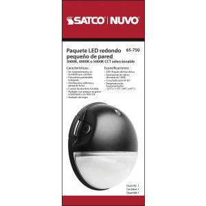 Satco 65-750 Black Wall Pack Light