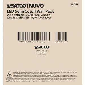 Satco 65-761 Bronze Cutoff Wall Pack Light
