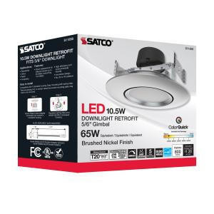 Satco S11858 | 10.5W LED Retrofit Downlight Light Fixture