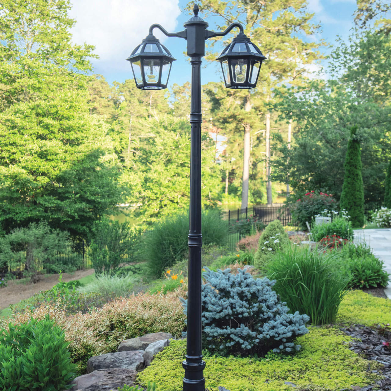Gama Sonic 123BM50003 | Orion Triple Head Lamp Post