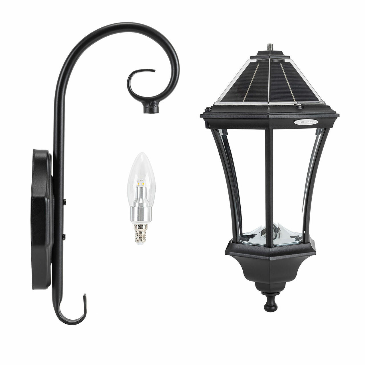 Gama Sonic 81i90010 | Victorian Morph Solar Wall Light