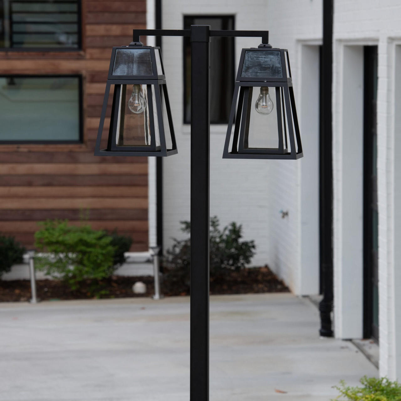 Gama Sonic 66B50002 | Aria Solar Post Light - Double