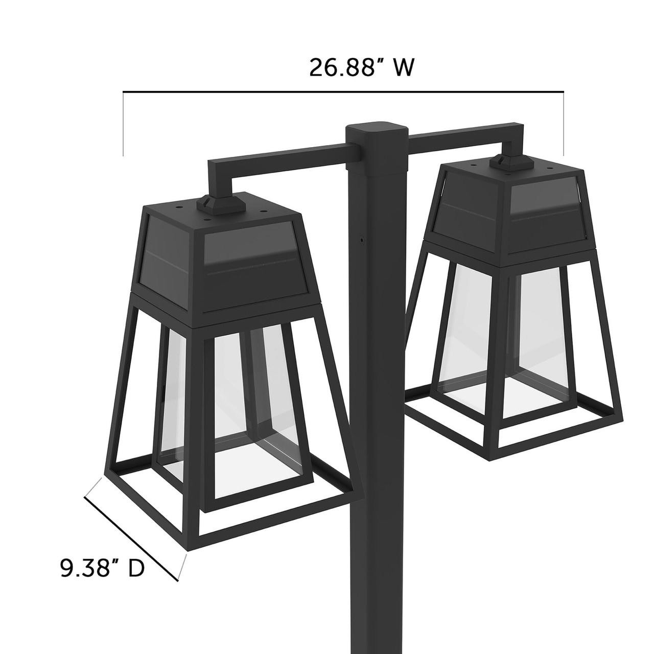 Gama Sonic 66B50002 | Aria Solar Post Light - Double
