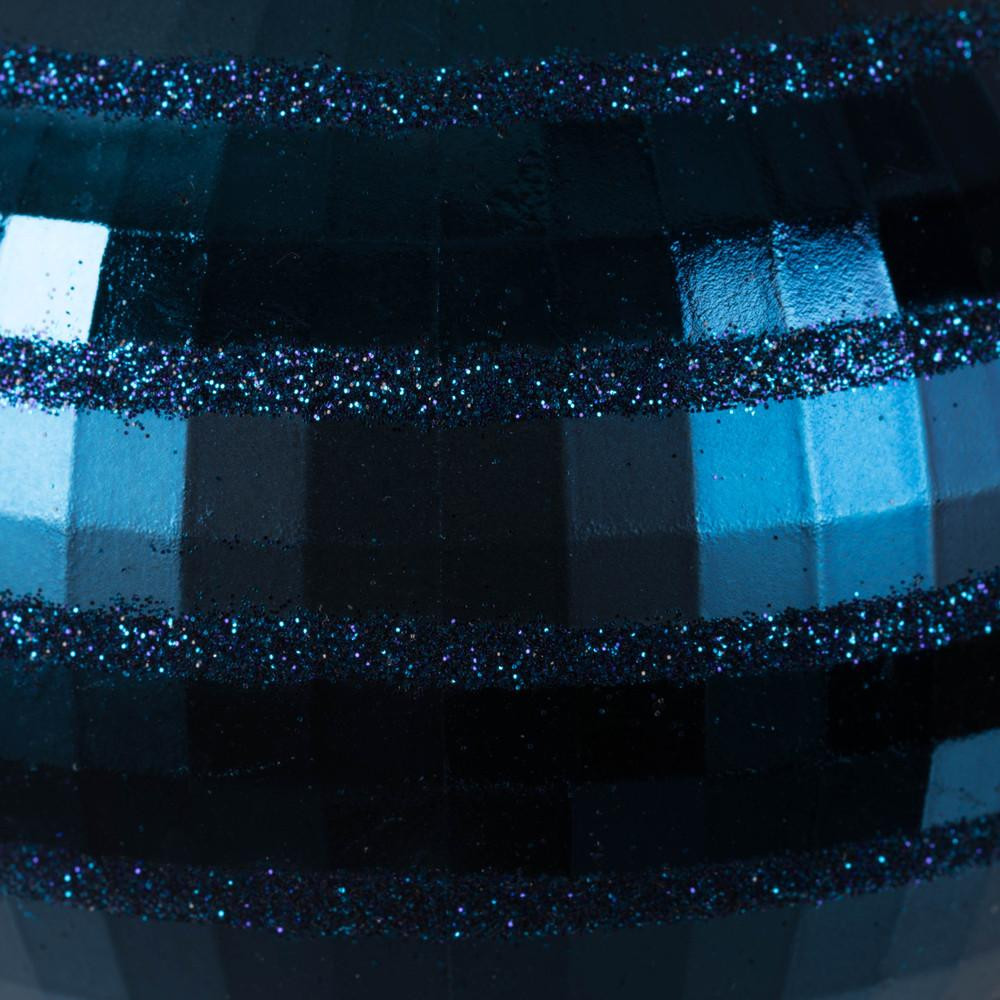 Vickerman M151431 | 4" Midnight Blue Shiny-Matte Mirror Ball