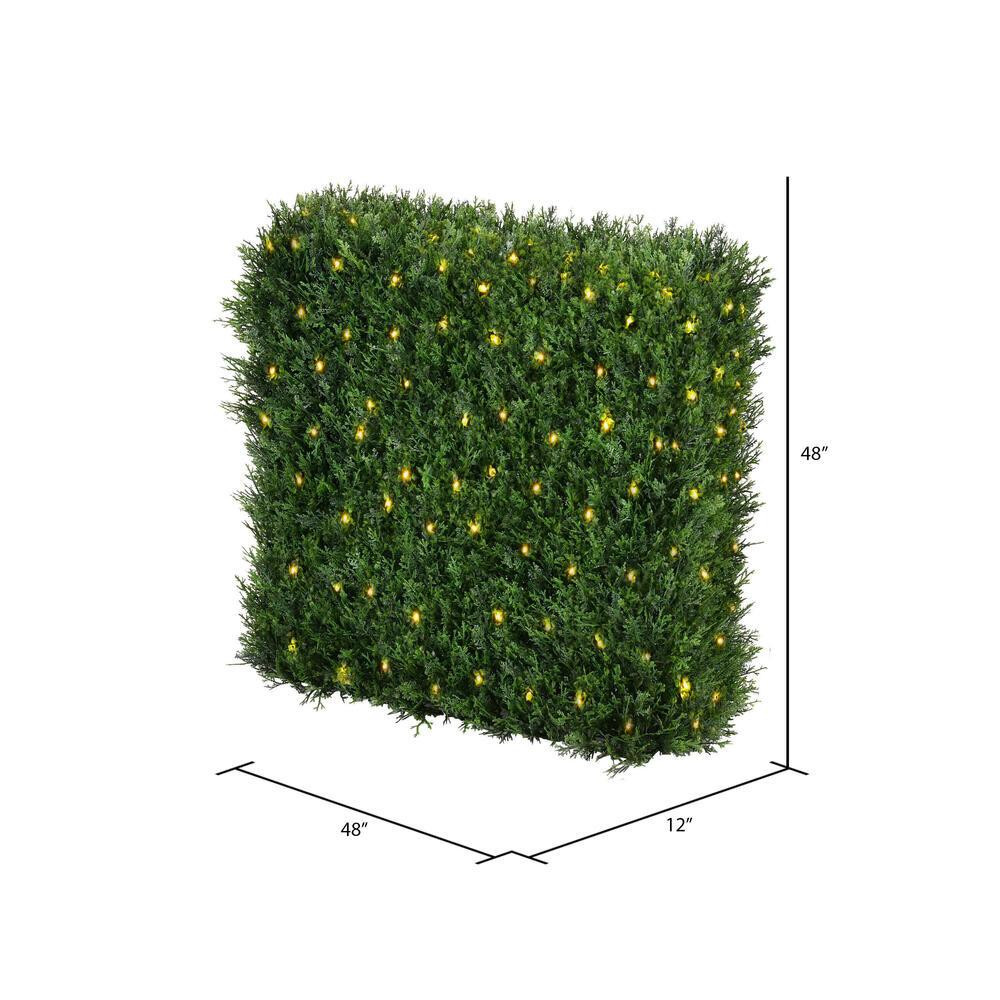 Vickerman TP201348LED | 4ft Outdoor Cedar Hedge w/ Lights