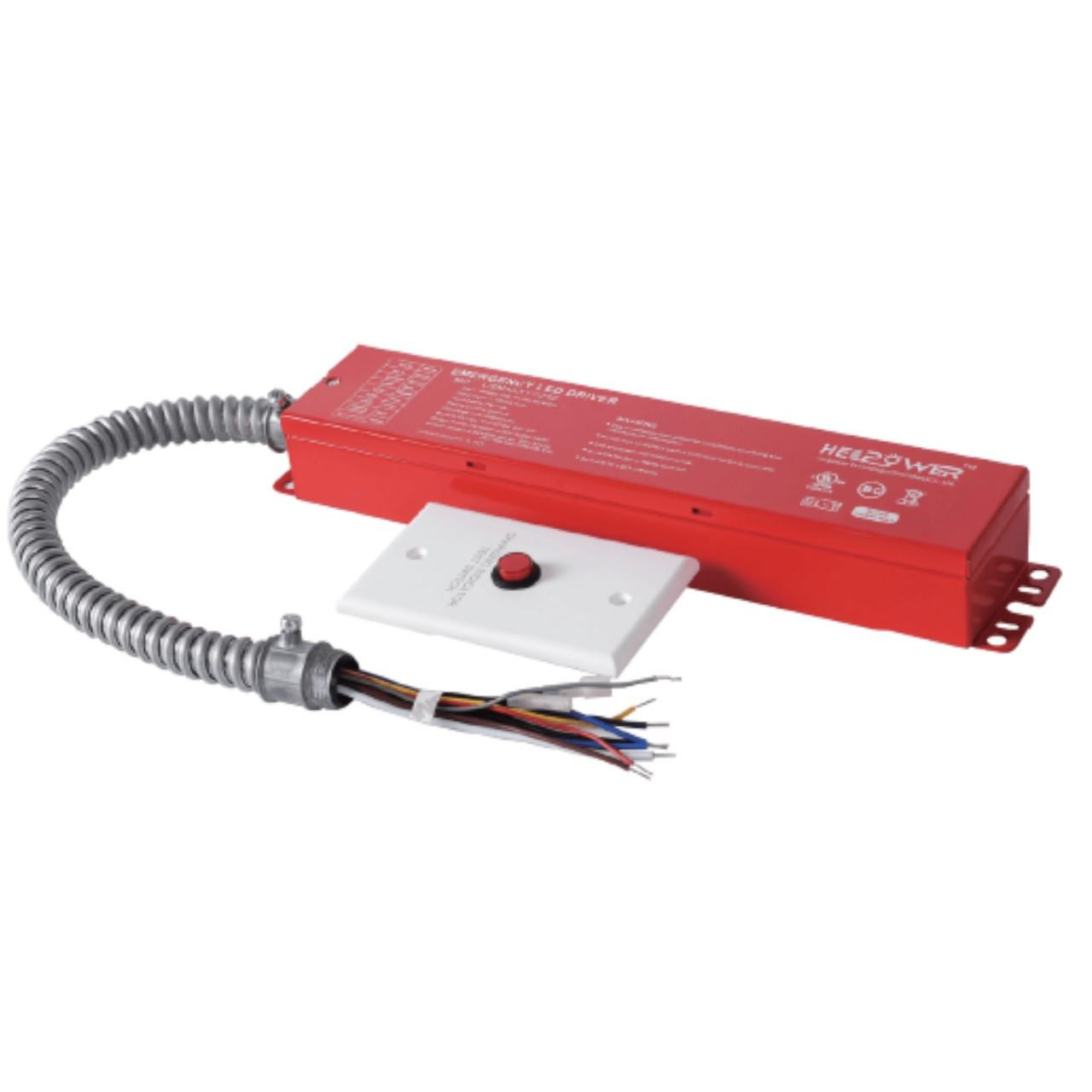 Helpower EMA40FY-170 | 40W LED Emergency Driver w/ Flex Conduit