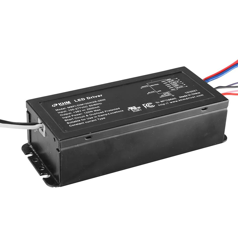 KHM MSPI-DIM100A12S-2500 | 100W LED Driver - 2500mA