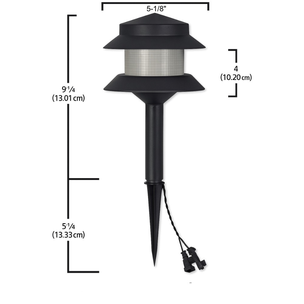 Cyber Tech LS3PSP-12V-BL4PK | 4-Pack LED Landscape Lights - 12V