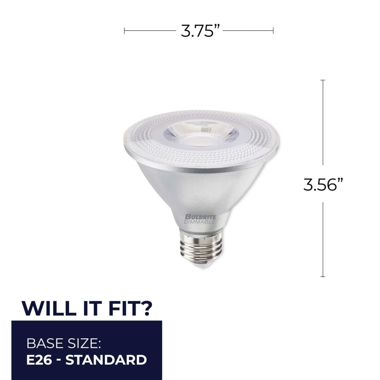Bulbrite 772764 LED PAR30SN | Wet Rated | Outdoor Dimmable 2700K