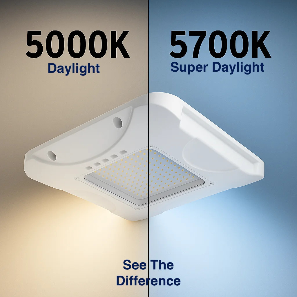 LED Canopy Light for Gas Stations | Waterproof | 5000K