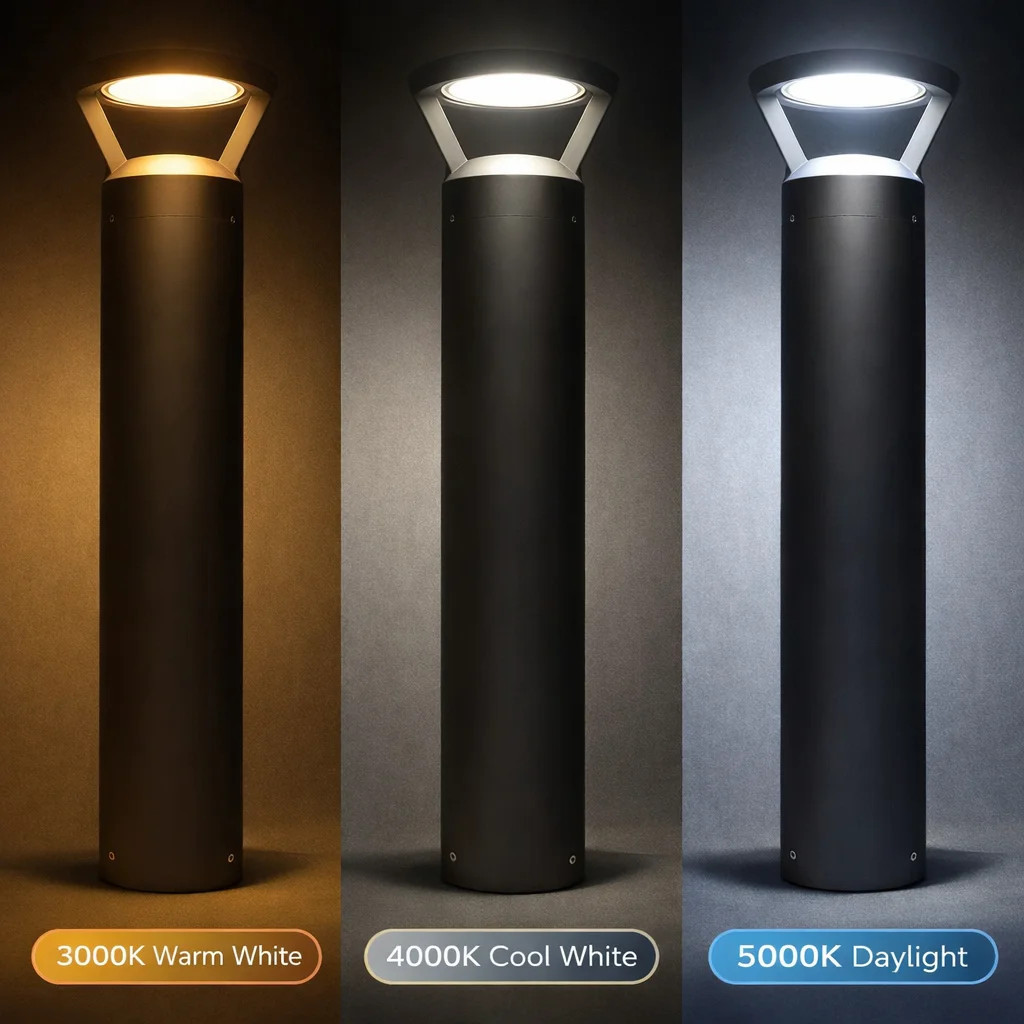 Full Cutoff LED Bollard Light for Commercial Paths