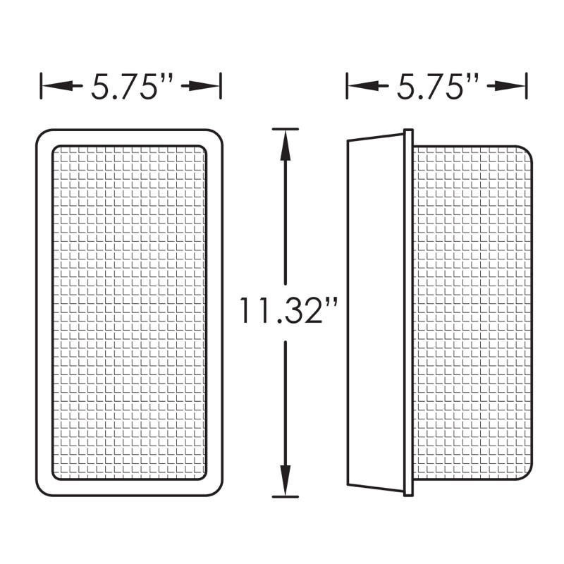 LED Emergency Wall Pack with Battery Backup - 5000K