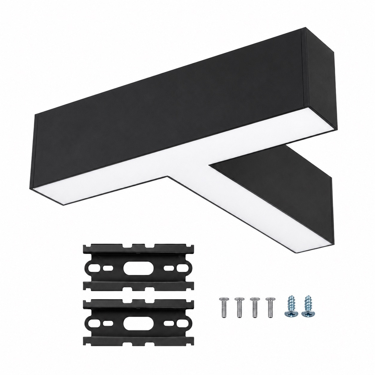 Black T-Bar Connector for Deco Vector Linear Lights