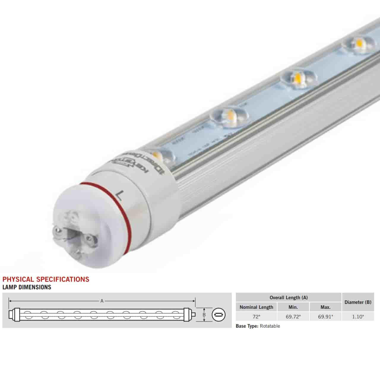 Keystone KT-LED31T8-72P2S-865-D 6ft | LED Sign Tube 6500K