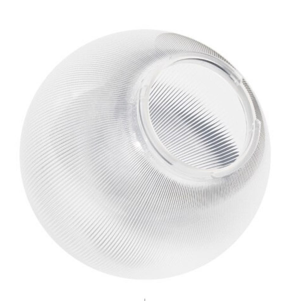 10" Square Clear Prismatic Acrylic Light Fixture Cover