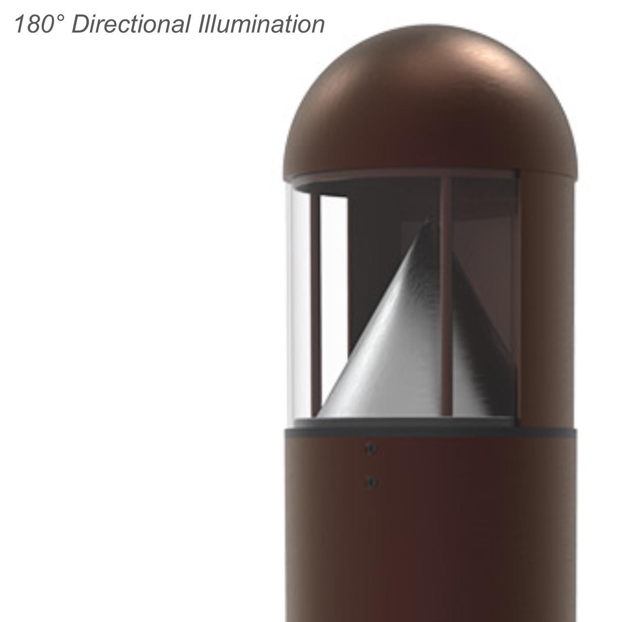 NaturaLED 9386 | Bronze LED Bollard Directional Pathway Light