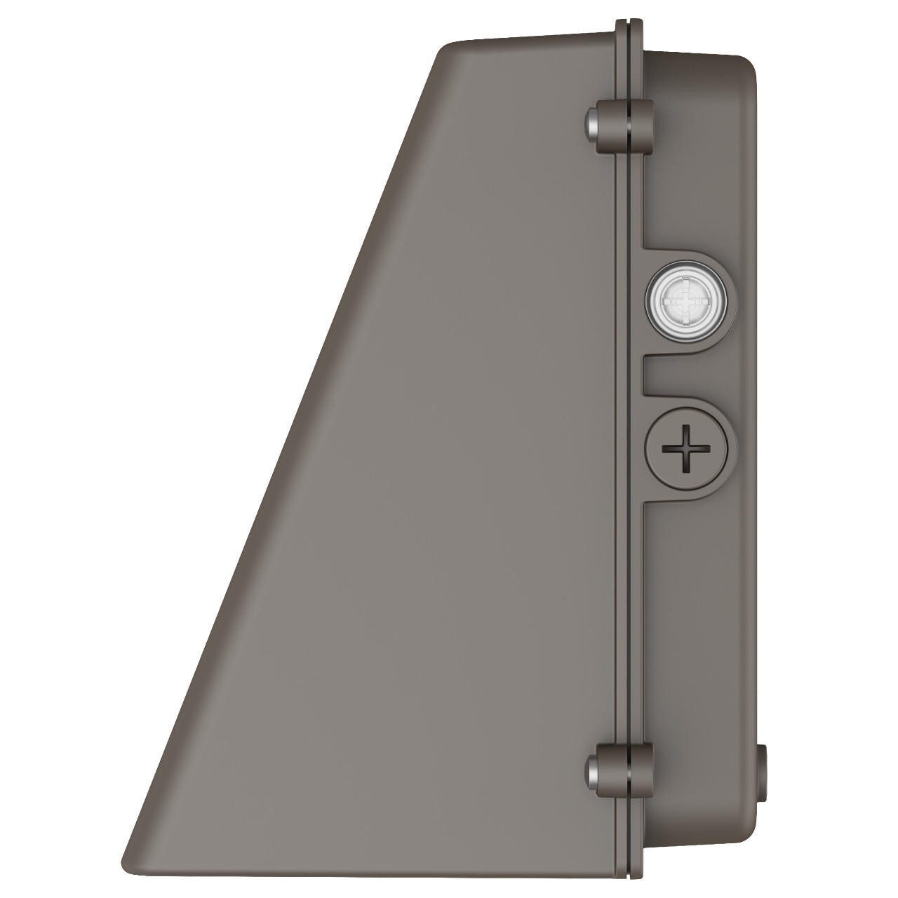 Bronze Large LED Wall Pack with Emergency Backup | Full Cutoff