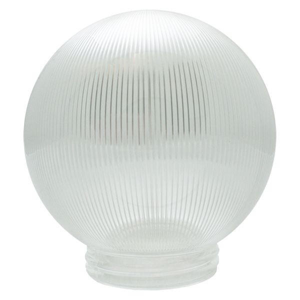 Replacement 6" Clear Plastic Light Globe Threaded Screw Neck