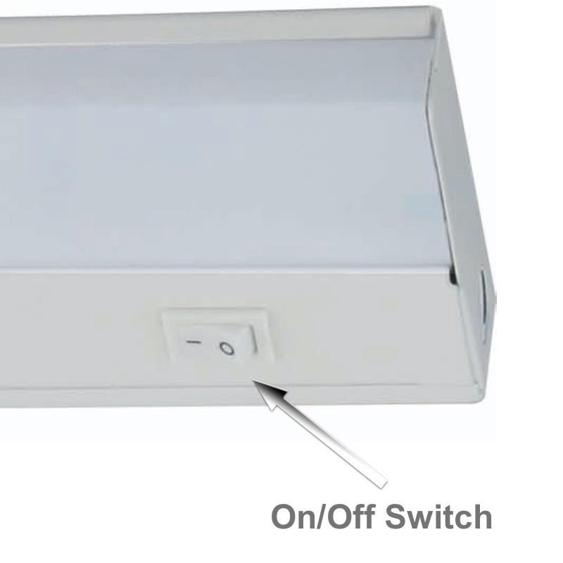 12" Integrated LED Linkable White Under Cabinet Light | 3000K