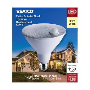 Satco S11443 | 14W LED PAR38 Light Bulb | 3000K CCT