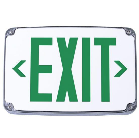 Halco 97109 | Green Wet Cold Location Emergency Exit Sign
