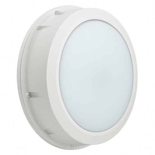 LBS Lighting | Commercial Grade Outdoor Bulkhead | Bronze/White