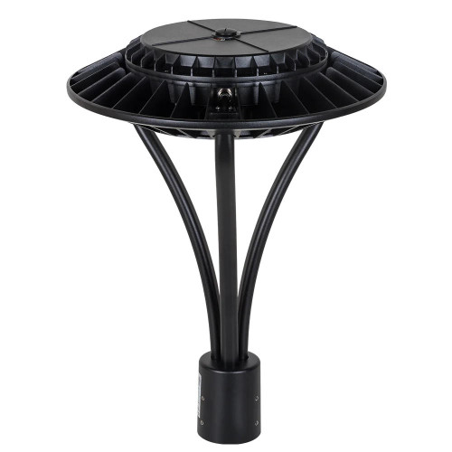 Contemporary LED Street Light | Black Finish with Spider Mount