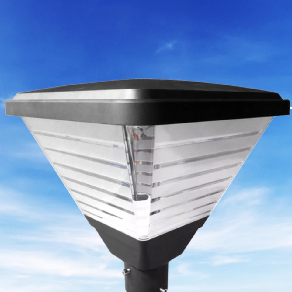 LBS Lighting | Large Square Outdoor LED Post Top Lantern