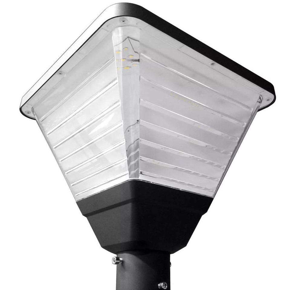 LBS Lighting | Large Square Outdoor LED Post Top Lantern