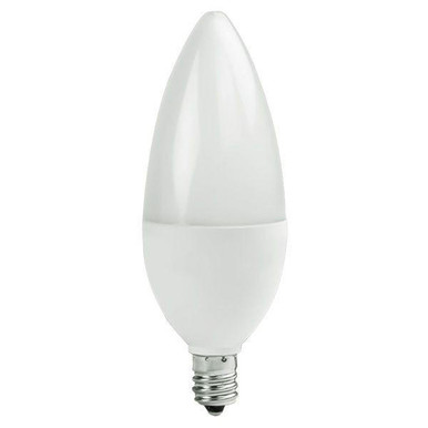 TCP LED5E12B1150KF | 5W LED B11 Frosted Blunt Tip Torpedo 5000K
