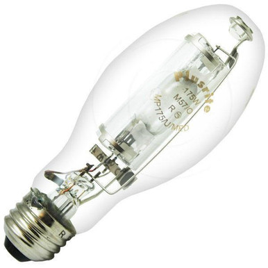 Plusrite MP175/U/MED | 175W Metal Halide Bulb, E26 Base
