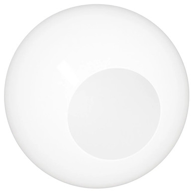 10 Inch White Lamp Post Globe Replacement | 5.25" Opening