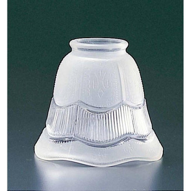 Volume Lighting GS-26 | Clear Ribbed Glass Frost Accent Shade