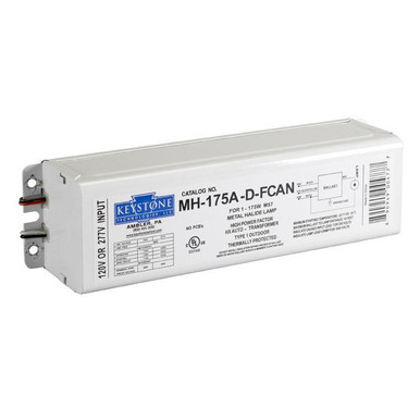 Keystone MH-250A-D-FCAN | 250W F-Can Metal Halide Ballast