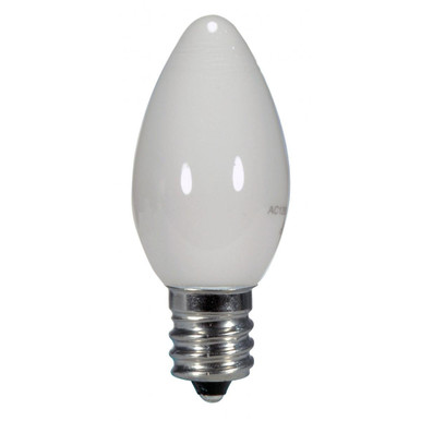 Satco S9157 | 0.5W LED C7 Light Bulb | 2700K CCT
