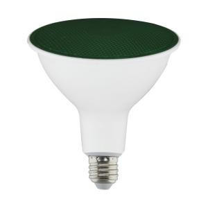 Satco S29481 | 11.5W LED PAR38 Reflector Light Bulb | Green