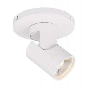 Satco 62-1106 White Barrel Monopoint Mount Light