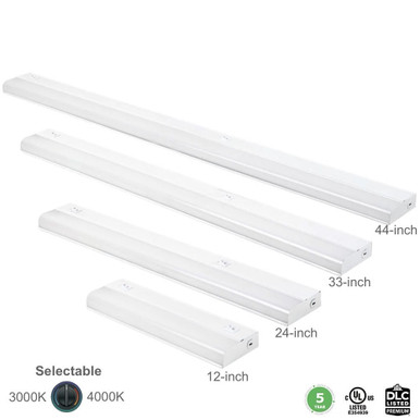 LED Under Cabinet Light Hardwired | Selectable Color