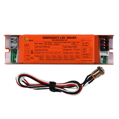 WSD-EMPK04E27-4W | 4W Emergency LED Driver with Battery Backup