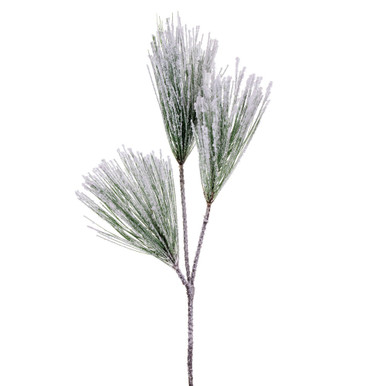 Vickerman FNT220117 | 17" Snow Pine Needle Spray 3/Bag