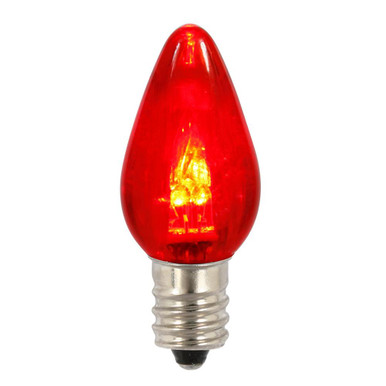 Vickerman XLEDTC73-25 | C7 Red LED Bulb 25 Pack